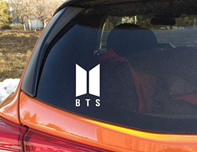 Dream Walkers - BTS New Logo Text BTS Car Die Cut Vinyl Decal Bumper ...