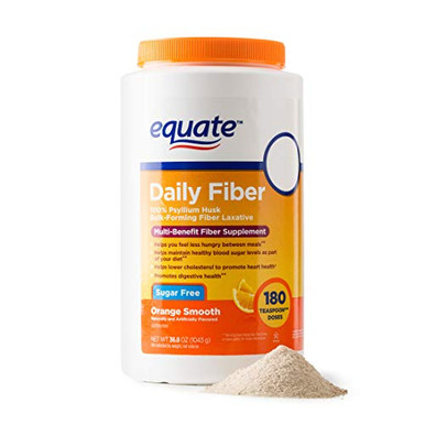 Equate - Fiber Therapy, Smooth Texture, Orange Flavor, Powder, 36.8 oz ...