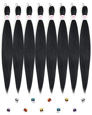 Pre-stretched Braiding Hair 30inch 8packs Box Braids Senegalese Twist ...