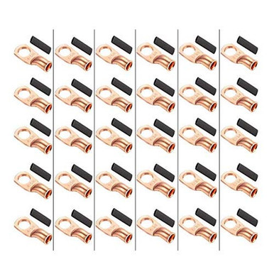 30 Pack Heavy Duty Battery Terminal Connectors Cable Ends, Include 30 ...
