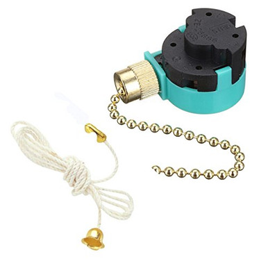 Ceiling Fan Switch ZE-268S6 with Rope, Wall light Rotary Pull Chain ...