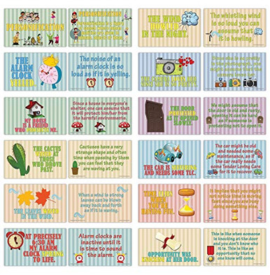 Creanoso Figures of Speech Personification English Flashcards 24 Pack ...