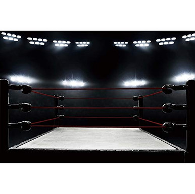 DaShan 6x4ft Polyester Boxing Ring Backdrop Athlete Competitor Contest ...