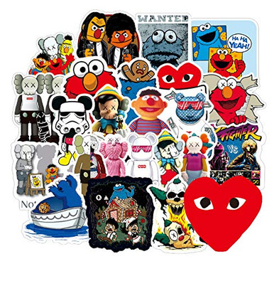 The Sesame Street Stickers (70pcs) Vinyl Sticker for Laptop Water ...