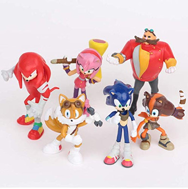 6PCS Sony sonic hedgehog cake topper and cup cake topper Sony sonic ...