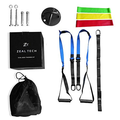 Zeal Tech Bodyweight Fitness Resistance Whole Body Training Kit, with ...