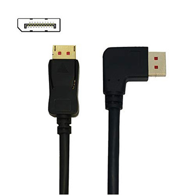 Right Angle Displayport 1.4 Cable Left/Right Up/Downward Displayport ...