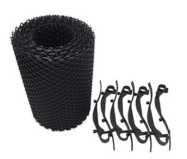 Home Garden Gutter Guard Cutters Cover Flexible Drain Mesh Protector ...