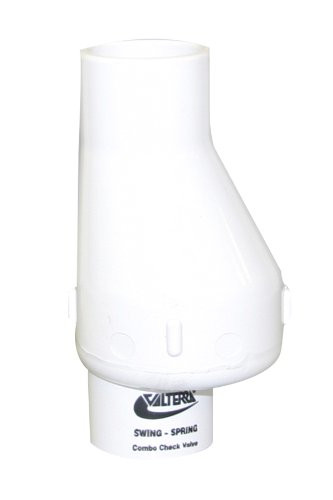 Valterra 20010 PVC SwingSpring Combination Check Valve White 1 Slip ...