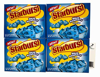 Starburst Jello Shot Bundle Starburst Blue Raspberry Jello Gelatin Four ...
