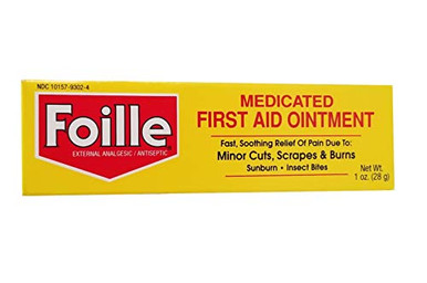 Foille Medicated First Aid Ointment 1 oz (Pack of 3) - Warehousesoverstock