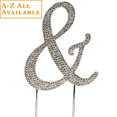 Sign Letter Cake Topper Letters Cake Toppers AZ Available Initial ...