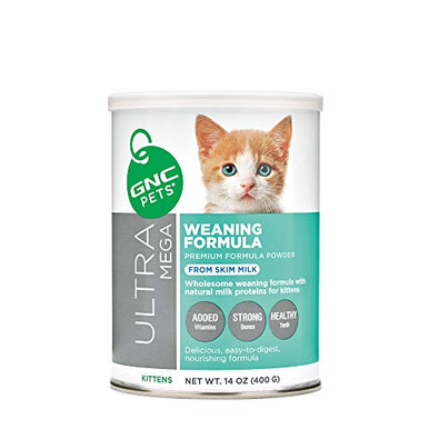 GNC Pets Ultra Mega Weaning Formula Powder for Kittens 14 Ounces ...