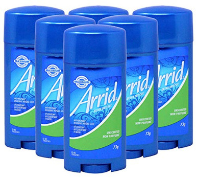 Arrid Extra Dry Antiperspirant Deodorant Unscented Invisible Solid ...