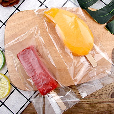 200 Pcs Disposable Popsicle Bags Ice Pop Bags Candy Bags Hot Sealing ...