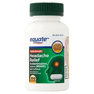 Equate - Headache Relief, Extra Strength, Acetaminophen, Aspirin and ...