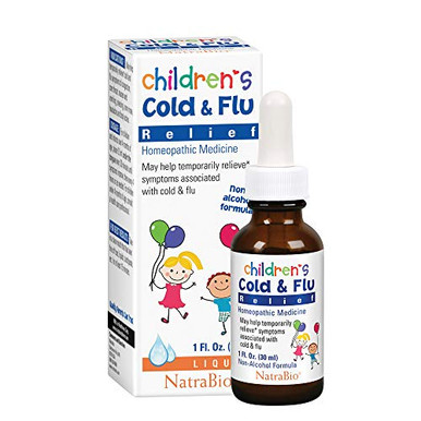 NatraBio Children's Cold and Flu Relief - 1 fl oz - Warehousesoverstock