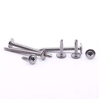 8 x 112 Stainless Wafer Head Self Drilling Screw Phillips Truss Head ...