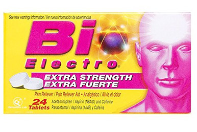 BioElectro Extra Strength Pain Headache Reliever Tablets Aspirin ...