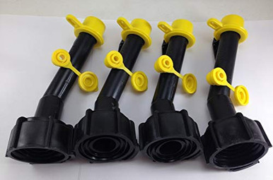 4 - Fuel Gas Can Jug Spout Nozzles, Rings, Caps & Vents for Blitz Wedco ...