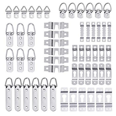 Heavy Duty Hidden Picture Hangers Kits Frame Hanging Hardware with ...