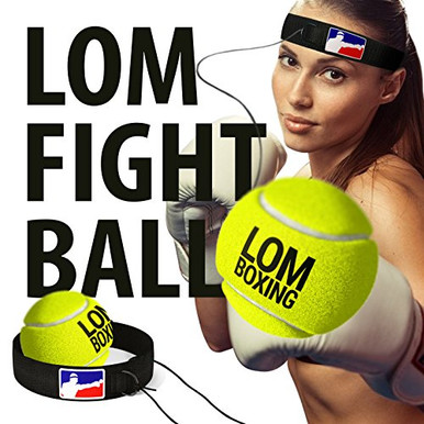 LOM Fight Ball Reflex, Boxing Ball, Red Blue Design, Boxing Equipment ...