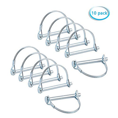 INCREWAY 10pcs Wire Lock Pin 14 Inch Heavy Duty Safety Coupler Pin ...