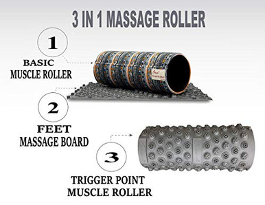 Skyin Muscle Roller 3 in 1,Different from Traditional Foam Roller ...
