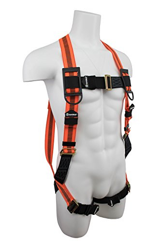 SafeWaze VLine Full Body Safety Harness with Multiple Adjustment Points ...