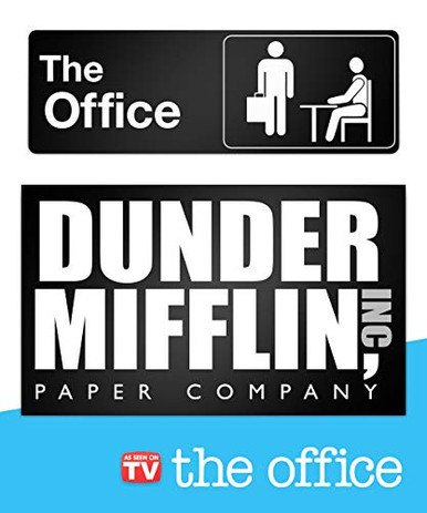 The Office Sign Dunder Mifflin Logo The Office Merchandise Memorabilia ...