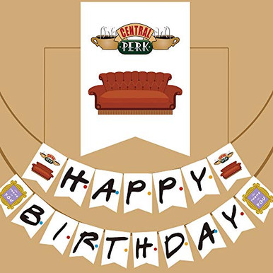 Friends TV Show Birthday Banner Party Decorations Supplies, Friends ...