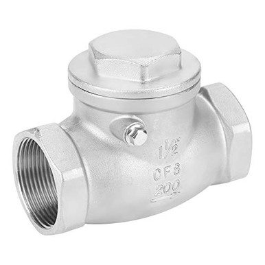 Aeloa Check ValveDN40 One Way Swing Check Valve Female Thread 200PSI ...