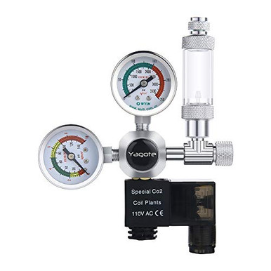 Yagote C02 Regulator Controller Carbon Dioxide Gauge Meter CO2 Pressure ...