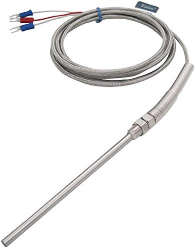 Stainless Steel PT100 RTD Thermistor Temperature Sensor Probe100mm 4 ...