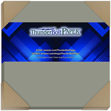 75 Pewter Gray Colored Smooth Cardstock Paper Sheets -6 X 6 Inches ...