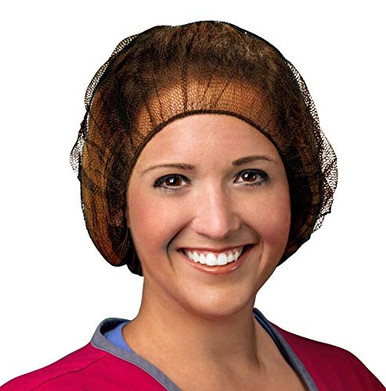 100+10 Disposable Hair Nets 24inch Nylon Honeycomb Hairnet Thicker Mesh ...