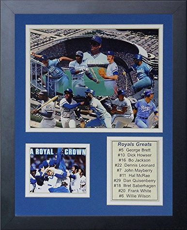 Legends Never Die MLB Kansas City Royals Greats Framed Photo Collage ...