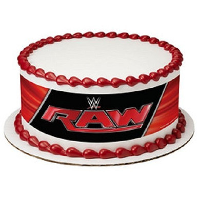 Whimsical Practicality WWE Raw Edible Icing Image Cake Border Strips ...
