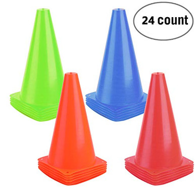 9 Inch Sports Cones, Basketball Cones, Traffic Training Cones, Agility ...