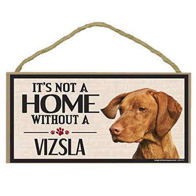 Imagine This Wood Sign for Vizsla Dog Breeds - Warehousesoverstock