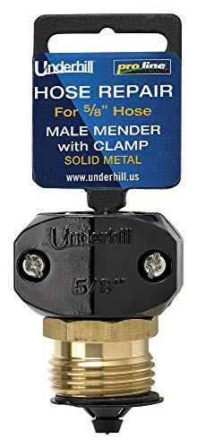 Underhill Metal Garden Hose Repair Super Heavy Duty Brass Menders with ...