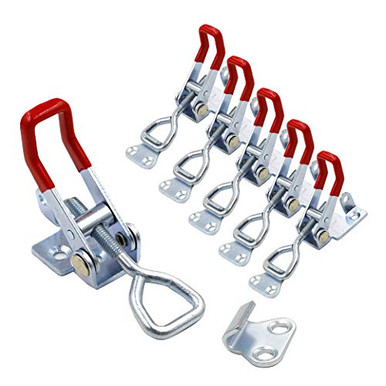 BokWin 6Pcs Adjustable Toggle Clamp Quick Release Pull Latch Metal Draw ...