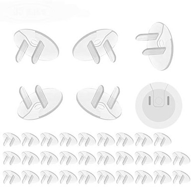 38 Pack Outlet Covers, Baby Proof Plug Protectors, Electrical Safety ...