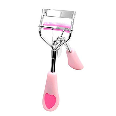 Stainless Steel Eyelash Curler with Built-in Comb Pinch Pain-Free ...