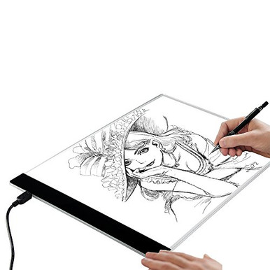 SAMTIAN A4 Tracing Light Box USB Power Light Pad Drawing Kit with Only ...