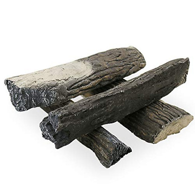 Utheer Wood Logs Set Fire Pit Fireplaces Logs Decoration Fake ...