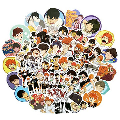 50pcs Haikyuu Anime Stickers for Water Bottles Stickers for ...