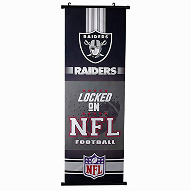 NFL Teams Wall Art Heritage Flag Wall Banner Sports Fans 12 x 36 Wall ...