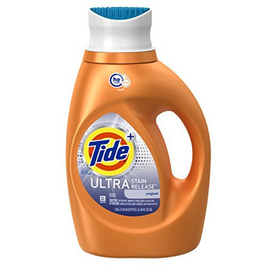 Tide Ultra Stain Release HE Turbo Clean Liquid Laundry Detergent, 46 ...