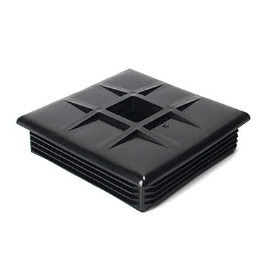 4" Square Bumper Plug End Cap Square RV Bumper Cap Saver Vented Cover ...